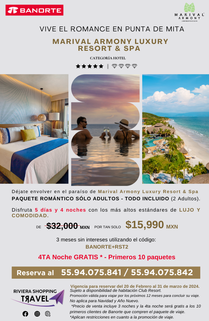 Banorte Emotions-Armony – Riviera Shopping Travel